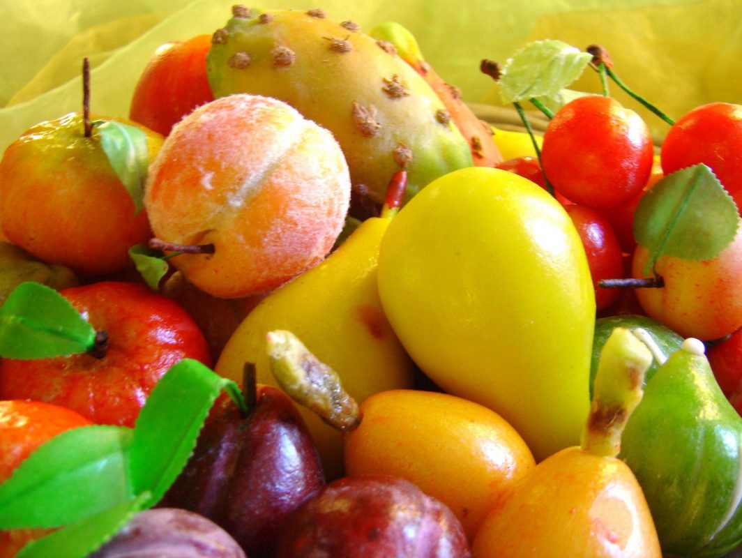 The Almond Marzipan pastry known as Martorana Fruit - Tour of Sicily