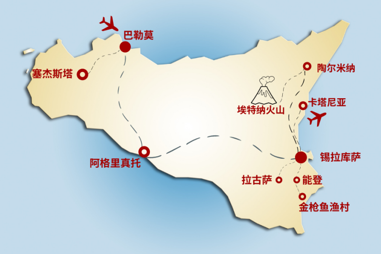 西西里岛，意大利和马耳他之旅 - Tour of Sicily